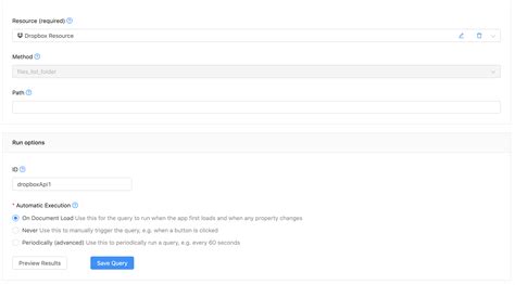 Dropbox Authentication
