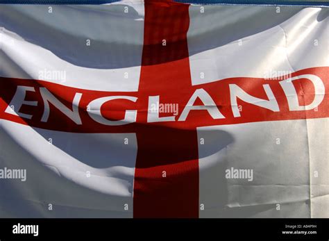 Saint Georges Cross George Flag English England Red White Horizontal