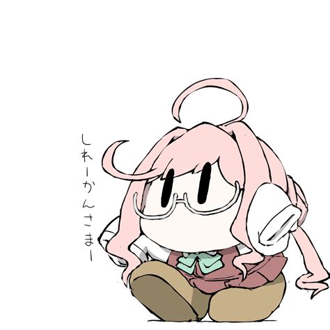 Safebooru 1girl Ahoge Blue Bow Blue Bowtie Bow Bowtie Brown Footwear