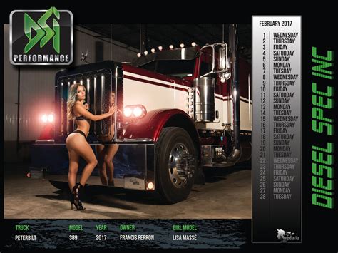 Diesel Spec Hello February Model Lisa Massé