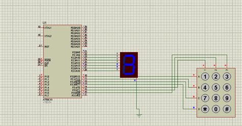 Microprocessors And Microcontrollers At89c51 Simulation Phone Keypad