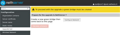 Upgrade Tool Module Feature Nethserver Community