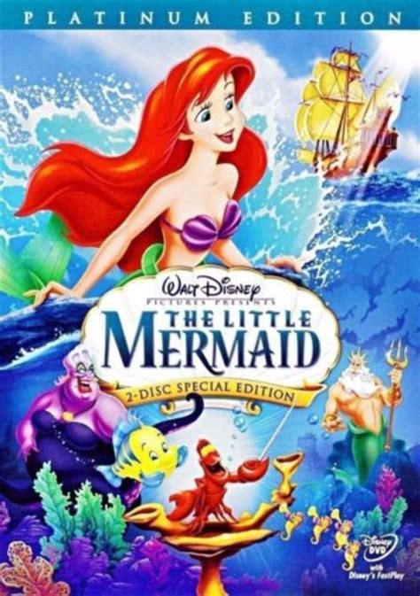 The Little Mermaid Two Disc Platinum Edition Dvd Rene
