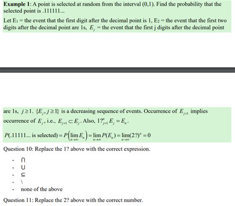 solved example 1 a point is selected at random from the