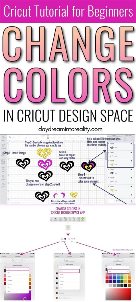 Complete Guide On How To Use And Change Colors In Cricut Design Space
