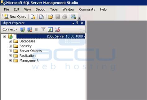 How Do I Connect To MSSQL Server From SQL Server Management Studio AccuWebHosting