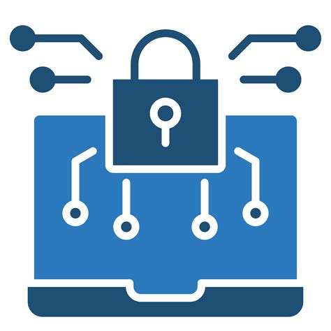 Data Encryption Icon Line Vector Illustration 35535712 Vector Art At