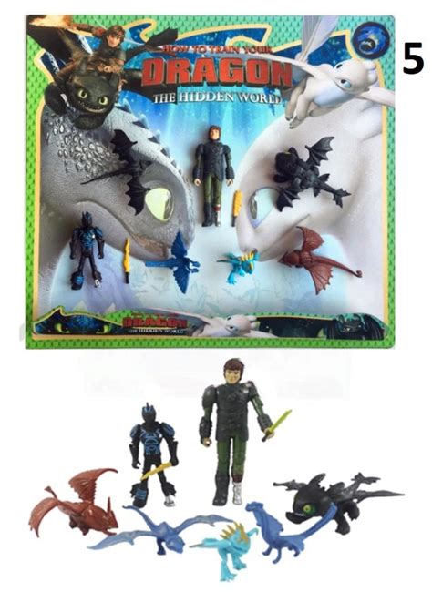 Как приручить дракона 3 набор игрушек купить игрушки из мультфильма Train Your Dragon 3 в