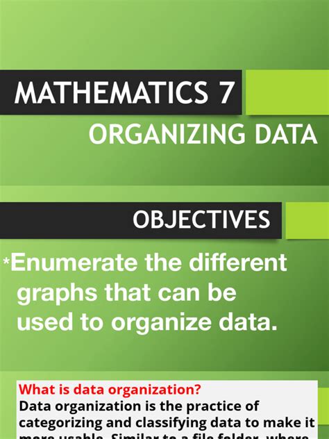 math 7 q4 lesson 13 organizing data graphs pptx pdf chart histogram