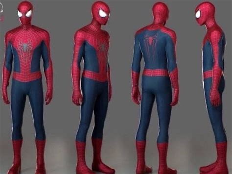 The Amazing Spiderman Costume Andrew Garfield Cosplay Etsy