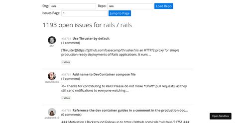 Rsk Github Issues Example Codesandbox