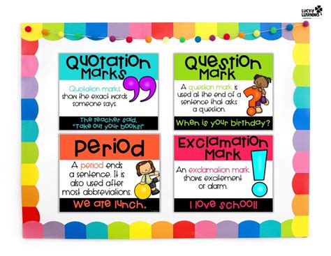 Why Punctuation Matters In Early Elementary Classrooms Lucky Learning