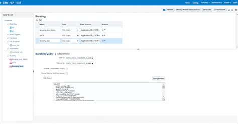 bursting process oracle fusion