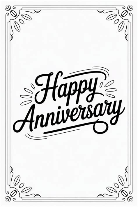 20 Happy Anniversary Coloring Pages Free Printable Pdfs