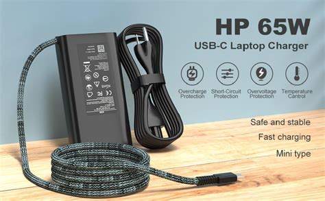 Amazon Com Damusy W Slim Usb C Charger Compatible For Hp Envy Fit For Hp Chromebook