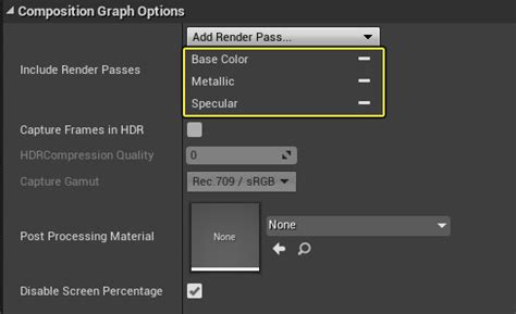 Render Movie Settings Unreal Engine Documentation