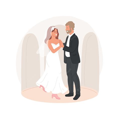 Ilustración De Vector De Dibujos Animados Aislados De Baile De Padre E