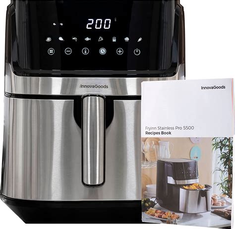 Innovagoods® Freidora Sin Aceite 55l Air Fryer 1700w 100 Recetas En