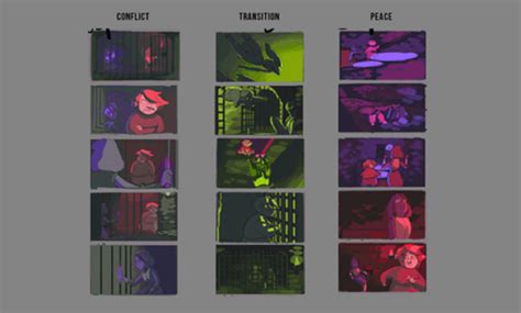 color scripts color relationships in support of the story munsell