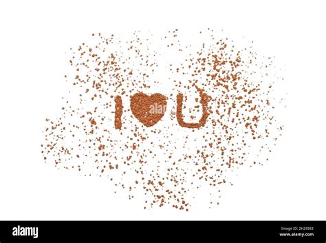 Composition With Cocoa Powder On White Background Stock Photo Alamy