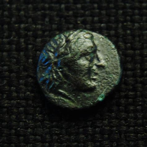 Æ Lesbos Mytilene Laureate Apollo Rv Myti Calf Head 065 Gram 9mm 4th