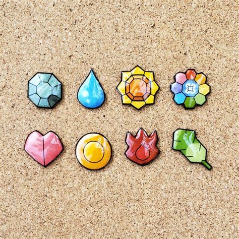Pokemon Kanto Gym Badges