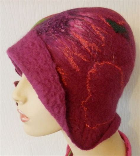 Felted 100 Wool Hat By Skywool On Etsy Wool Hat Cozy Hat Fancy Hats