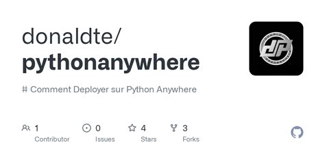 Pythonanywhere README Md At Main Donaldte Pythonanywhere GitHub