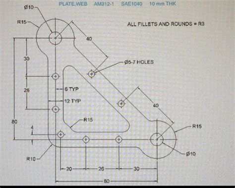 Solved How To Draw This On Autocad Step By Step