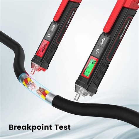 Non Contact Voltage Tester With Signal Percentage Dual Range Ac 12v