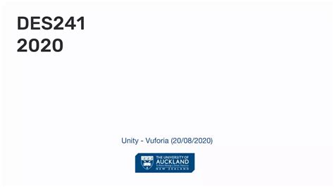 introduction to unity and vuforia for augmented reality and image