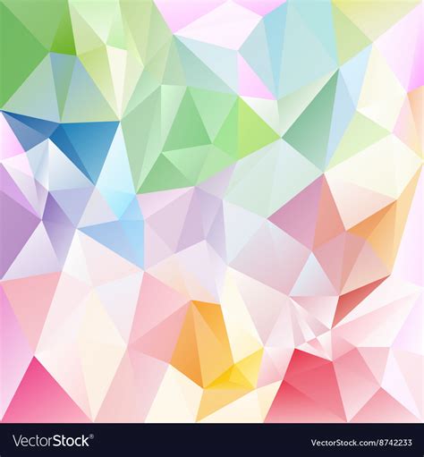 Light Full Spectrum Abstract Polygon Triangular Vector Image