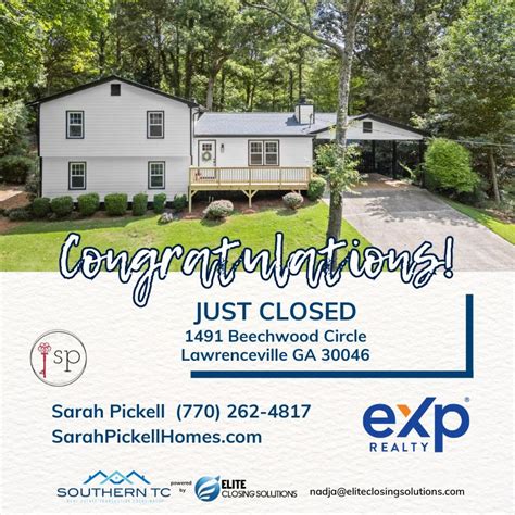 Congratulations To Sarah Pickell On Successfully Navigating The Sale Of