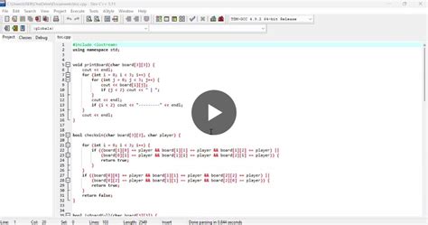 C Internship Gamedevelopment Tictactoe Codingjourney Learningbydoing Yaswanthini Mm