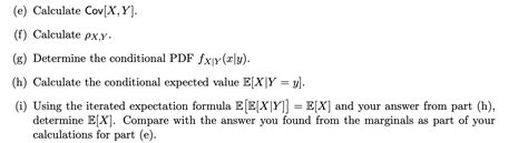 Solved Consider The Following Joint Chegg Com