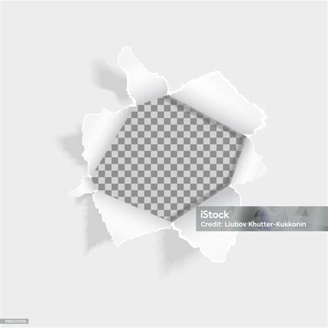 현실적인 찢어진된 구멍 종이 시트입니다 흰색 바탕에 찢어진된 종이입니다 종이 찢어진된 가장자리와 텍스트를 위한 공간입니다 웹