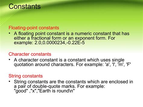 Basic Of C Programming Data Types Libraries Ppt