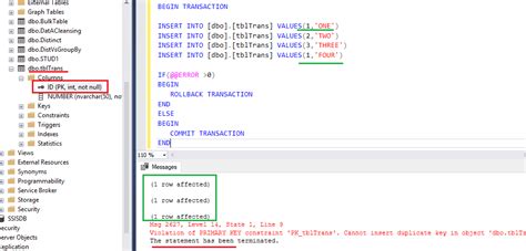nested transactions in sql server find and delete incomplete open