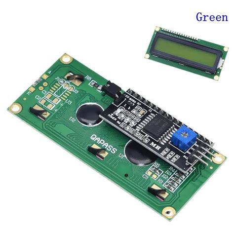 LCD Module Blue Green Screen IIC I2C 1602 For Arduino 1602 LCD UNO R3 Mega2560 LCD1602 ASK