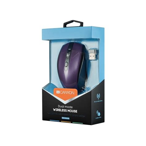 Безжична Wireless + Bluetooth мишка Canyon CNS-CMSW08V | Продукт от TS ...