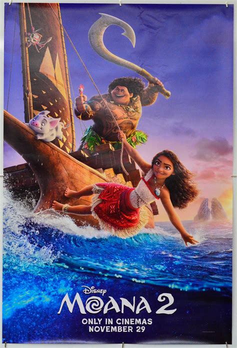 Moana 2” Original One Sheet Poster Film Poster Movie Poster Pastposters