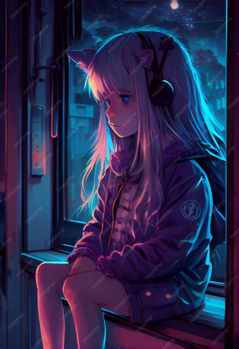Anime Girl Sad We Heart It