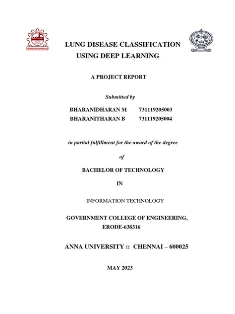 lung disease report final pdf deep learning python programming