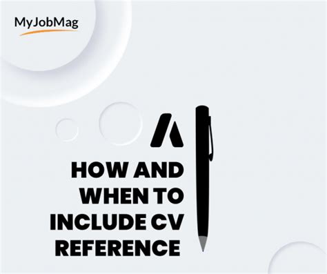 References On CV How And When To Include A CV Reference MyJobMag