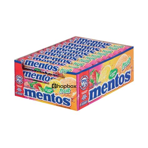 Mentos Fruit Rolls Pack Of 24 Chopbox
