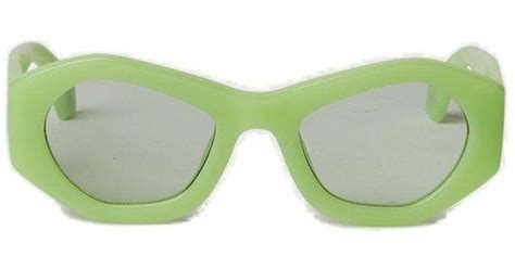 Ambush Pryzma Angular Frame Sunglasses In Green Lyst