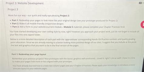 solved roject 3 website development project 3 more fun our
