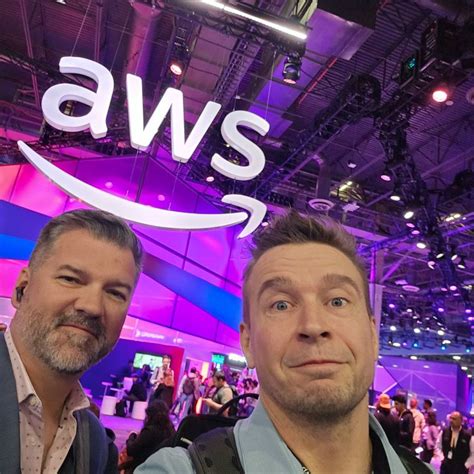 What An Exciting Past Week At The Aws Reinvent My Colleagues Marc Gero And Bob Wilson With