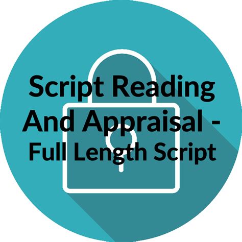 Script Reading And Appraisal Full Length Script The Script Vault