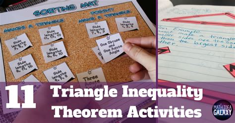 11 Triangle Inequality Theorem Activities That Rock Idea Galaxy